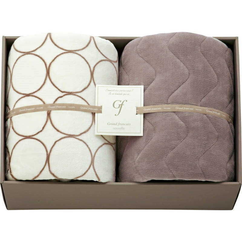 ■商品紹介商品番号：ns-sq-r5552-r04落ち着いた色合いとシンプルなデザインのマイヤー毛布と、吸湿発熱機能を持った中綿を使用したあたたかい敷パットのセットです。■サイズ・容量・規格【パッケージサイズ】585×200×450mm【内...