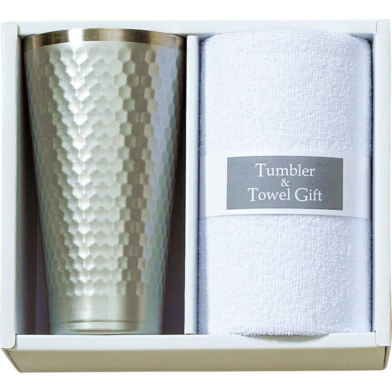 ■商品紹介商品番号：ns-sq-r5631-r03二重構造で飲み物の温度をしっかりとキープするタンブラーと、吸水性にすぐれ、ふんわりとした肌ざわりマイクロファイバークロスのセットです。■サイズ・容量・規格【パッケージサイズ】190×90×1...