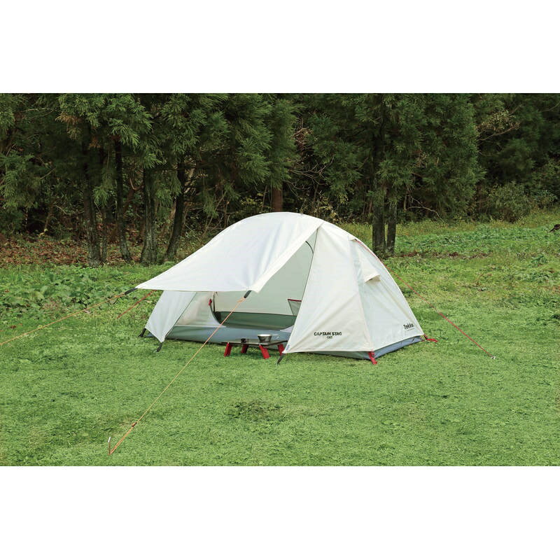 ■商品紹介商品番号：ns-sq-f5054-r041人用。快適装備をプラスした本格的なソロテント。A式フレームに吊り下げ式インナーテントの採用で設営と撤収が簡単スピーディー。左右にベンチレーション、インナー側面にメッシュを採用した、空気を取...