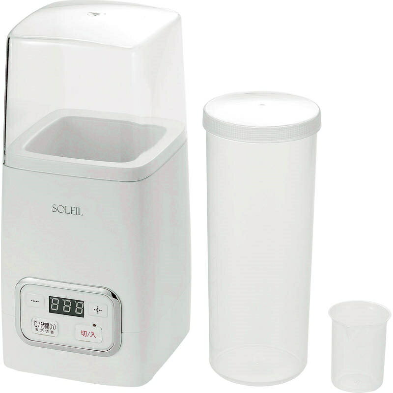 ■商品紹介商品番号：ns-sq-f5197-r05温度・時間を設定して、簡単に色々な発酵食品を作ることができます。■サイズ・容量・規格【パッケージサイズ】170×290×140mm【内容】128×137×275mm、計量カップ、専用レシピブ...