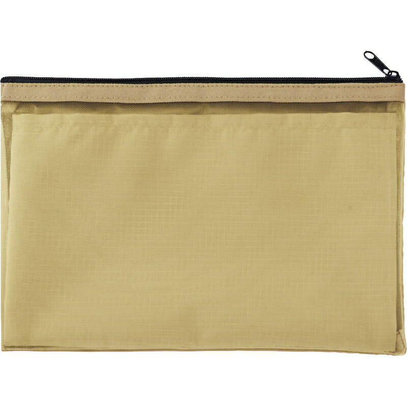 ■商品紹介商品番号：ns-sq-f5411-r14メッシュ×テントクロスの3層構造により、見せたい物と見せたくない物を分けて収納可能。小物の収納に便利な3つの内ポケット付き。■サイズ・容量・規格【内容】15×230×150mm【材質】ポリエ...