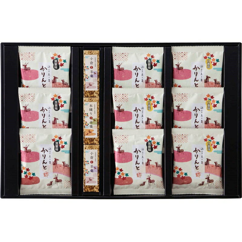 ■商品紹介商品番号：ns-sq-r6598-r06昭和21年より永年手づくり和菓子を探求してきた銘店「銀座鹿乃子」監修の和菓子詰合せ。■サイズ・容量・規格【パッケージサイズ】445×35×290mm【内容】黒蜜かりんとう：10g×5、白蜜か...