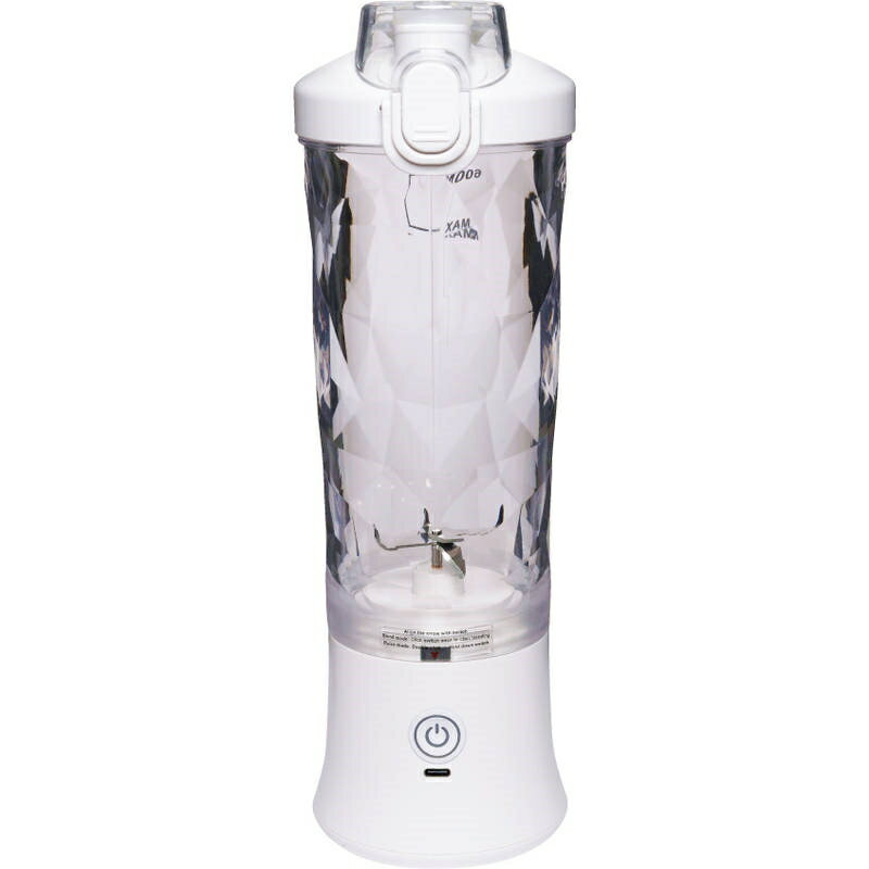 ■商品紹介商品番号：ns-sq-f6078-r03容量たっぷりの600mL。飲み口が付いたスポーツブレンダー。ブレンダーモードとミキサーモードで強弱2種類の使い分けが可能。底蓋キャップが付属して持ち歩きにも便利。自分でセレクトした食材でミッ...