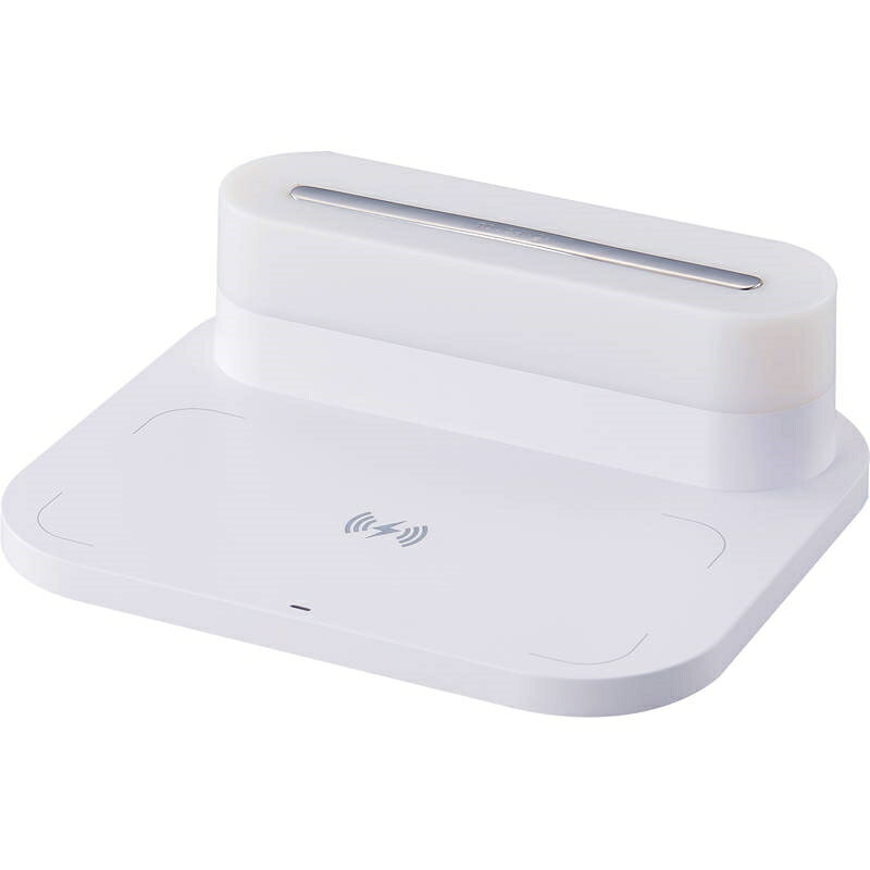 ■商品紹介商品番号：ns-sq-f6087-r10Qi対応のスマートフォンを置くだけで充電ができます。枕元での使用に便利なナイトライト付。ナイトライトの明るさは3段階調整可。■サイズ・容量・規格【パッケージサイズ】185×65×160mm【...