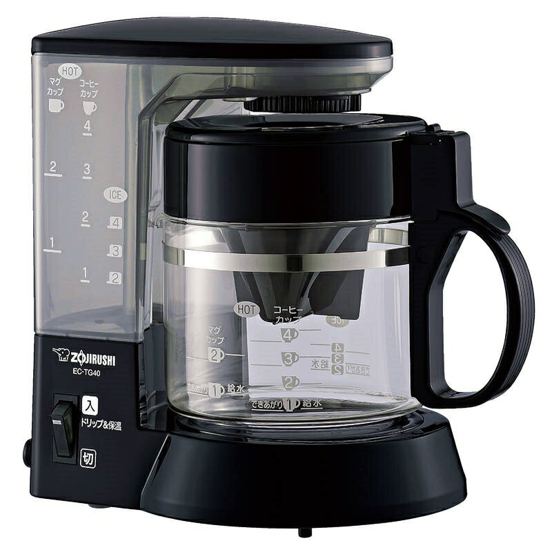 ■商品紹介商品番号：ns-sq-f6184-r03・コーヒーカップ約1〜4杯（540mL）。・浄水タイプ・高速ドリップ約6分。■サイズ・容量・規格【パッケージサイズ】240×255×170mm【内容】155×205×230mm【材質】ポリプ...