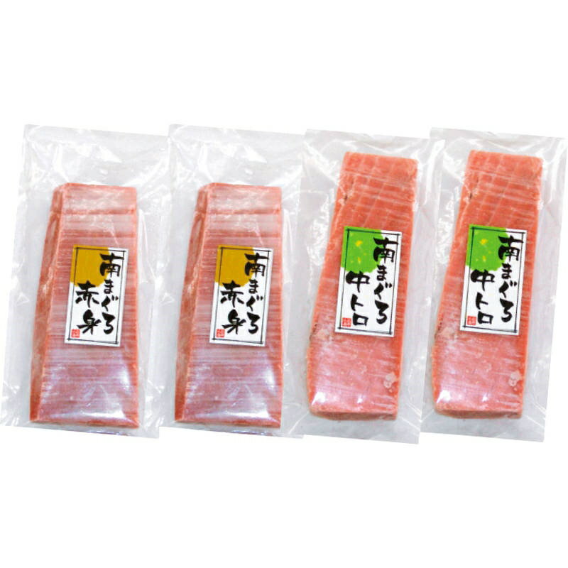 ■商品紹介商品番号：ns-sq-f6285-r01上質な甘みともっちりとした食感が特徴である高級南まぐろの赤身と中とろ刺身の詰め合わせです。お刺身、寿司ネタはもちろん塩焼き、照焼きでも美味しくいただけます。■サイズ・容量・規格【パッケージサ...