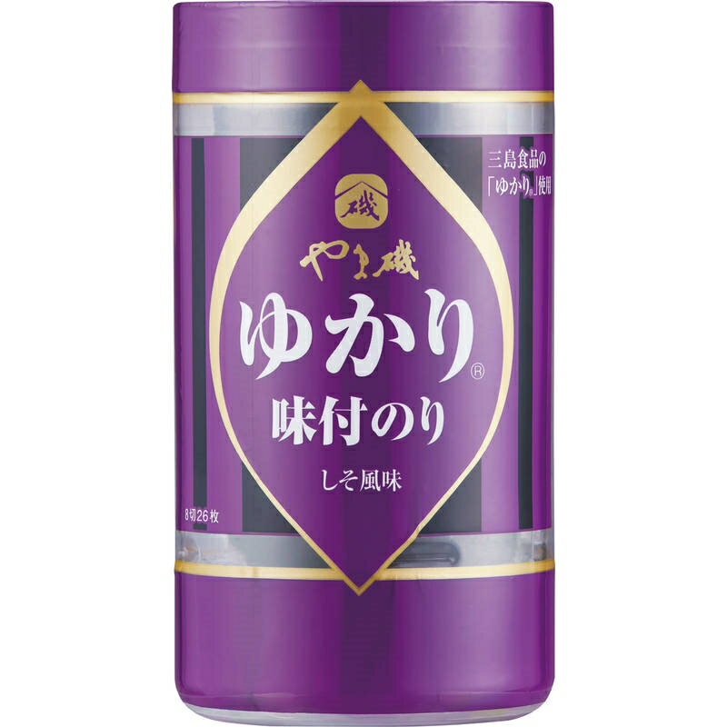 ■商品紹介商品番号：ns-sq-f6346-r07三島食品の「ゆかり」を使用して味付けされたさわやかなしそ風味の味付海苔です。■サイズ・容量・規格【パッケージサイズ】72×135×72mm【内容】しそ風味味付のり：8切26枚【アレルゲン】小...