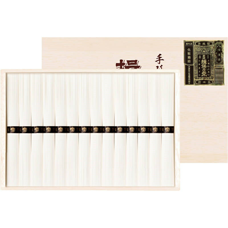 ■商品紹介商品番号：ns-sq-f6316-r05良質の小麦粉・播磨地方のおいしい水・赤穂の塩を使い、伝統の製法で作り上げた逸品です。 ●特級品（黒帯）は製造時期と製造者が限られ、原材料もワンランク上で麺の細さも細く、その食感はなめらかで上...