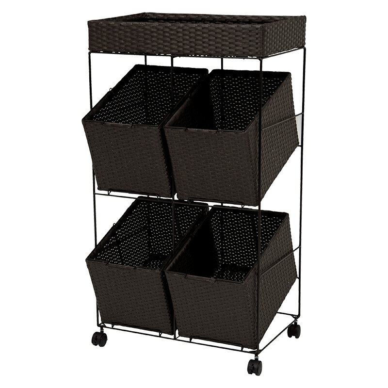 ■商品紹介色柄物や汚れた洗濯物を分けて溜められるランドリーワゴン。バスケットが斜めになっているので衣類を入れやすい構造です。■キャスター付■サイズ(約)幅56×奥行42×高さ103cm■素材主材:スチール、張地:ポリエチレン■サイズ・色違い...