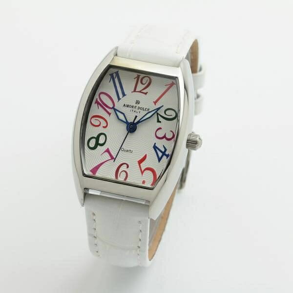 ■商品紹介商品番号：ns-vs-wt-ad18302ssswhclイタリアンテイスト溢れるモードウォッチブランド【AMORE DOLCE アモーレドルチェ】を正規取扱いイタリアの文化、デザインとインターナショナルなセンスとの融合が生んだ「挑...