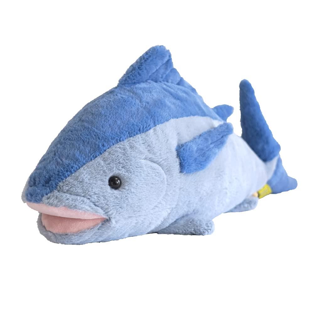 スタイル：ひざ◆商品名：サンレモン(Sun Lemon) ひざ まぐろ M 18×30×57cm ぬいぐるみ アニマル P-8552まさかのまぐろが新登場！大きな目、胸びれ、背びれ、尾びれも再現！小脇に抱えて大漁気分！笑顔がかわいいまぐろで...