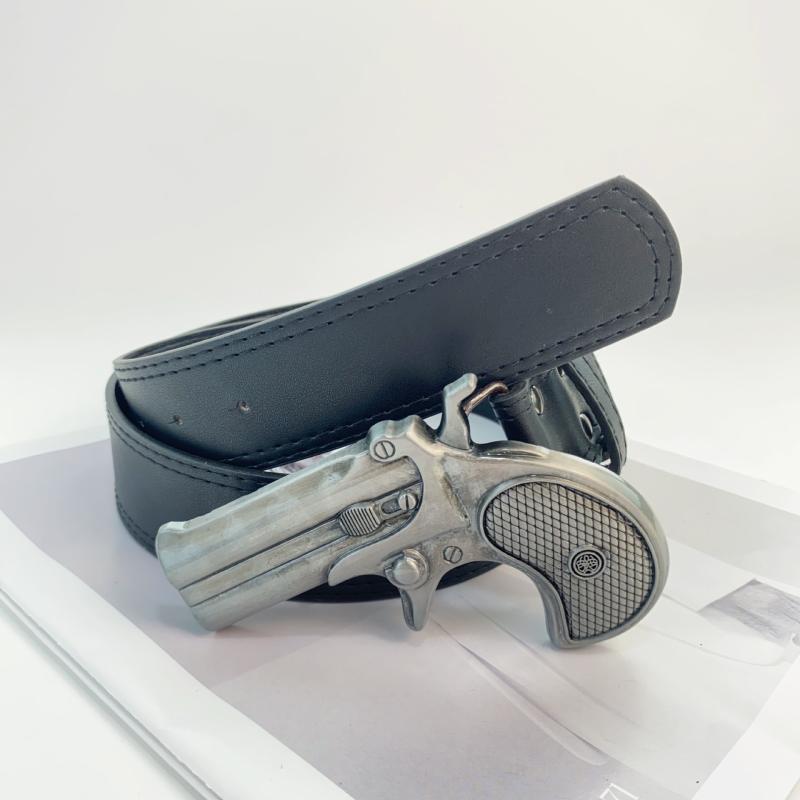 ・主な素材: PUレザー・バックル素材: 合金・留め具: スナップボタン・カラー展開: ゴールドピストル、ブラックピストル、シルバーピストル・幅: 約2-4cm・長さ: 105cm・サイズ: 105cm×3.8cm・スタイル: ストリート、...