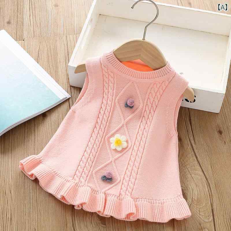・カテゴリ: キッズベスト・対象性別: 女の子・対象年齢層: 中小児向け (3〜8歳)・スタイル: 韓国風・タイプ: プルオーバー・柄: 花柄・主な素材: アクリル50%・生地の種類: ニット・生地加工: 酵素洗い・厚み: 標準・シーズン:...