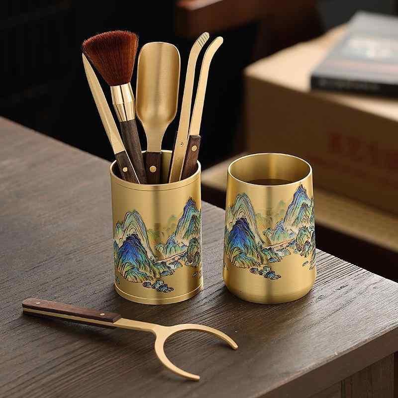 ・種類: 千里江山-銅桶【直線型】, 千里江山-銅桶【三角型】, 千里江山-銅桶【直線型】+黒檀付属品, 千里江山-銅桶【三角型】+黒檀付属品, 千里江山-銅桶【直線型】+銅製付属品, 千里江山-銅桶【三角型】+銅製付属品
