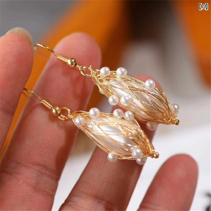 ・素材: アクリル・形状: 水滴型・スタイル: ライトラグジュアリー風・スタイル分類: ファッション通勤・カテゴリ: 耳飾り・流行要素: 幾何学