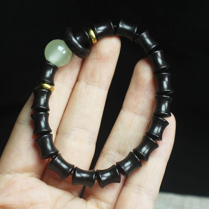 ・カテゴリ: ブレスレット・主な素材: 黒檀・スタイル: 宗教/トーテム・対象: 男女兼用・形状: 黒檀木製数珠ブレスレット・加工: 研磨・適用シーン: 旅行記念、展示会、広告宣伝、従業員福利厚生、周年記念、ビジネス贈答、開業祝い・装飾: ...
