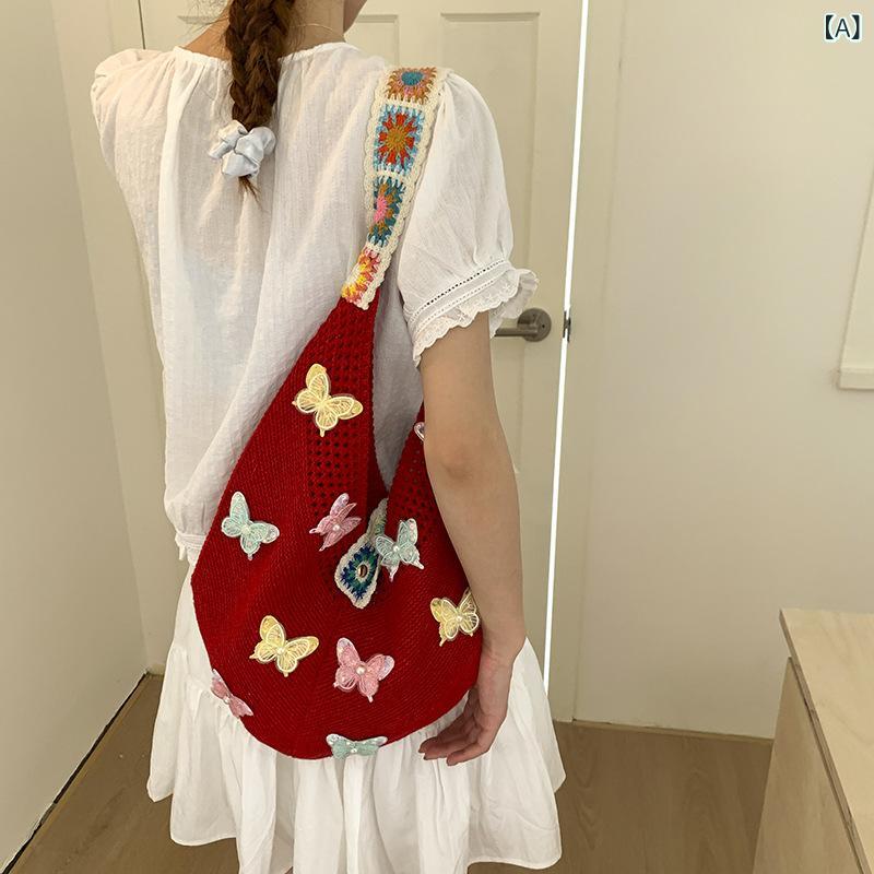 ・カラー展開: レッド、ブルー、ホワイト、ブラウン、イエロー・スタイル: エレガント・主な素材: ストロー・カテゴリ: トートバッグ・デザイン: ステッチ・形状: 横長方形・開閉: オープン・内部構造: 携帯ポケット、パスケースポケット・硬...