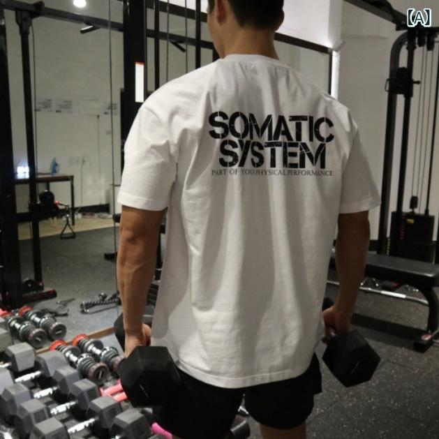 ・カテゴリ: Tシャツ・対象年齢: 大人・性別: メンズ・貿易タイプ: 輸出・スタイル: スポーツカジュアル・ネックライン: クルーネック・袖丈: 半袖・主な素材: 綿・素材構成比率: 綿95%・適用シーン: ランニング、フィットネス、ボデ...