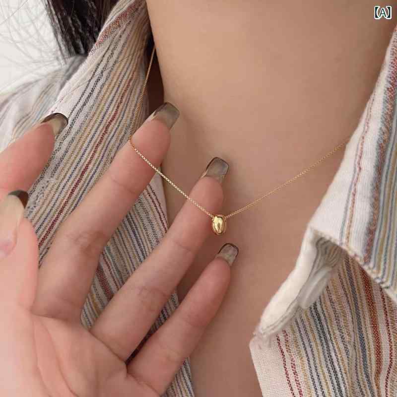 ・素材: 天然石・加工技術: 電鍍・チェーンの種類: レギュラーチェーン・ペンダント素材: 淡水パール・長さ: 41cm-50cm・デザイン: ビーンズ・スタイル: ファッション、通勤・カテゴリ: ネックレス・対象: レディース
