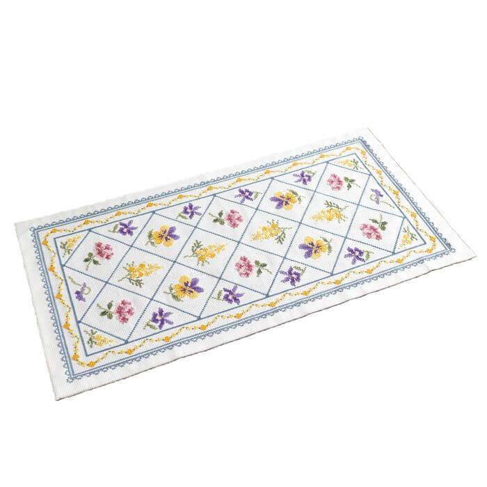 ミモザコレクション テーブルセンター ミモザと春の小花 No.1210 商品詳細 やわらかな黄色の花が可愛らしいミモザをモチーフにしたオノエ・メグミデザインの刺しゅうキットです。 刺しゅうの後には、お部屋が華やぐインテリアアイテムとして飾っ...