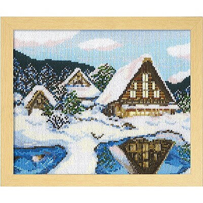 上級者向 人気の日本の名所をクロスステッチで表現しました。日本の美しい四季と風景をお楽しみ下さい。　　　商品説明　　 キット内容 25番ししゅう糸・No3000布（ジャバクロス中目・綿100％）・クロス針・カラー図案付き説明書 出来上がりサ...