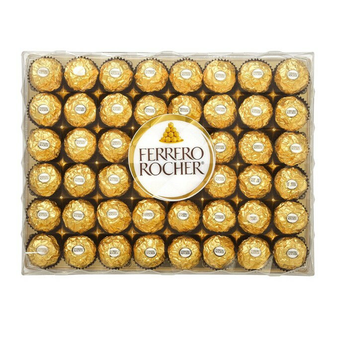 商品説明 商品名 フェレロ ロシェ 48個 メーカー FERRERO（フェレロ） 原材料名 砂糖、ヘーゼルナッツ(28.5%)、植物油脂、ココアバター、小麦粉、カカオマス、ホエイパウダー(乳成分を含む)、脱脂粉乳、ココアパウダー(ココアバタ...
