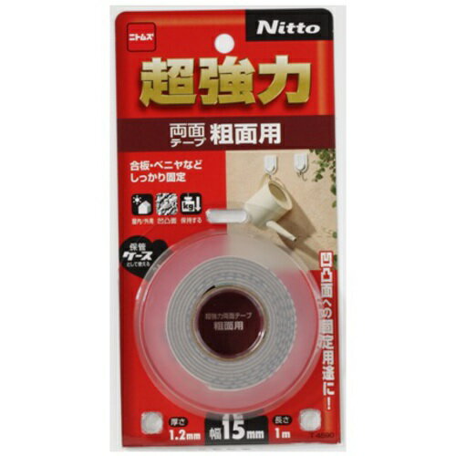 詳細説明【特長】・凹凸面やザラザラ面への固定用途に、合板やモルタル、ブロックなど粗面への固定用途に適しています。・柔軟性、耐久性、耐熱性に優れたアクリルフォーム基材に、強靭な粘着剤を使用しています。・素材の変形に伸縮テープが追従し、安定した...
