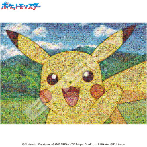 詳細説明【特長】・全国図鑑No.001「フシギダネ」〜802「マーシャドー」までのポケモンが集まってピカチュウが完成！！・モザイクアートR（リバース）はモザイクアートとオリジナルアートの2つのイラストを楽しめるジグソーパズルです。・どちらか...