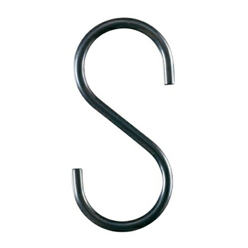 詳細説明【特長】・黒色（黒蒸着仕上げ）のS型フックです。・吊り下げ用フックにお使いいただけます。商品仕様（スペック）カラー：黒本体サイズ（約）：幅53×奥5×高110mm（線径5mm）重量（約）：37g原材料：鉄に黒蒸着原産国：日本黒色のS...