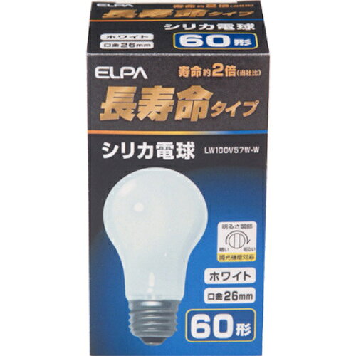 詳細説明【特長】・玄関、洗面所やトイレに最適な電球です。・調光機能に対応しています。・シリカ粒子をバルブの内面に塗装した電球で、まぶしさの少ないソフトな光が得られます。&nbsp;商品仕様（スペック）カラー：ホワイト本体サイズ（約）：幅5....