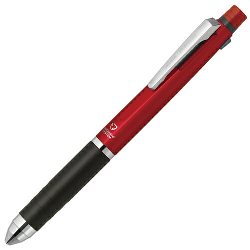 詳細説明【特長】・芯が折れないシャープペンデルガードに、2色エマルジョンボールペンが合体。・ペン先のスプリングが作動し、たて、ななめの筆圧を吸収し、芯折れをガードします。【替芯】こちらの替え芯はこちら＞＞商品仕様（スペック）カラー：レッド本...