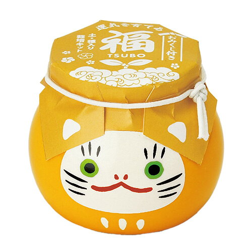 詳細説明【特長】・ころんと丸いフォルムが可愛い「だるま」をモチーフにした壺で、縁起のよい草花を育てます。・福を呼ぶ縁起物として古来から親しまれる「招き猫」を、現代のお部屋に飾りやすいデザインにアレンジ。・小さな福を壺にためつつ、植物とともに...