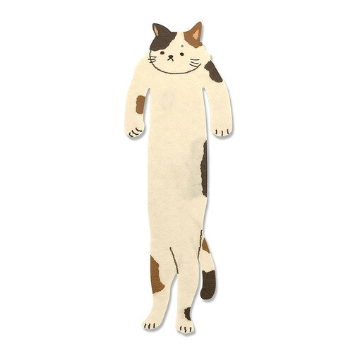 詳細説明【特長】・抱っこされると、なすすべなく伸びてしまうネコをイメージしたしおりです。・ネコ好きならこの何とも言えない、ネコの可愛さが伝わるはず！・紙なのに強度と耐久性に優れた、代替素材を使用しています。&nbsp;・普通のしおりとして使...