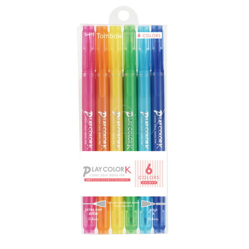 詳細説明【特長】・ノートやメッセージカードイラストなど様々な筆記に1本で対応。・好評の極細プラ芯と太書き用繊維芯のツインタイプです。商品仕様（スペック）カラー：6色(藍色・水色・黄緑・橙・桃・黄)本体サイズ(約)：[1本]幅1.2×全長15...