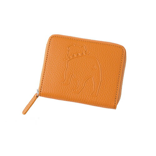 詳細説明【特長】・ラウンドファスナーのコンパクトウォレットです。・持ち運びやすいサイズながらも、しっかりと分類して収納できます。・ブルドッグの後ろ姿がかわいいデザインです。&nbsp;商品仕様（スペック）カラー：オレンジ本体サイズ（約）：縦...
