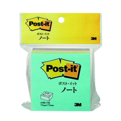 詳細説明【特長】・カラフルな5色積層タイプ。・オフィスからパーソナルまで、コミュニケーションをあざやかに彩ります。・1パッドに5色／225枚入りのレギュラーシリーズです。商品仕様（スペック）カラー：5色（グリーン、グレー、ピンク、ブルー、イ...