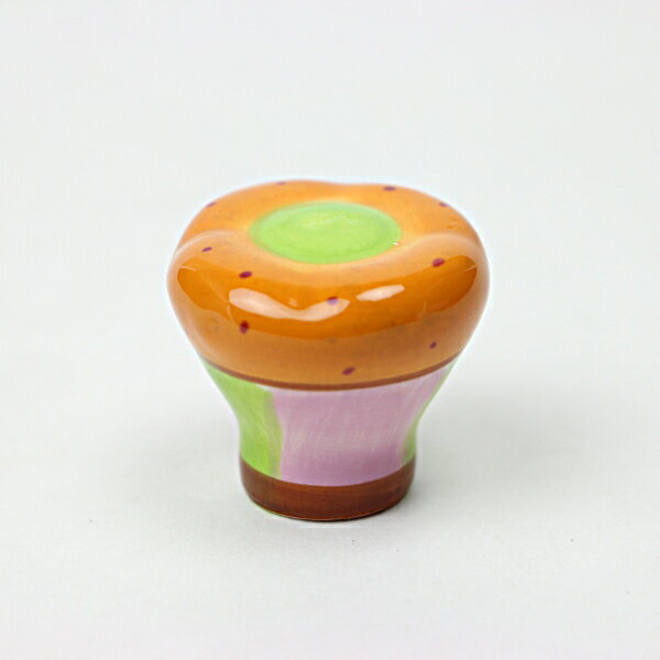 【サイズ】直径：約35mm　ネジ側直径：約18mm　高さ：約32mm 取付ネジ：M4×25mm (付属：1個） 適合板厚：約21mm〜約16mm 重さ：約30g 【材質】磁器 ※取付時プラスドライバーが必要になります。 ※生産ロットによって...