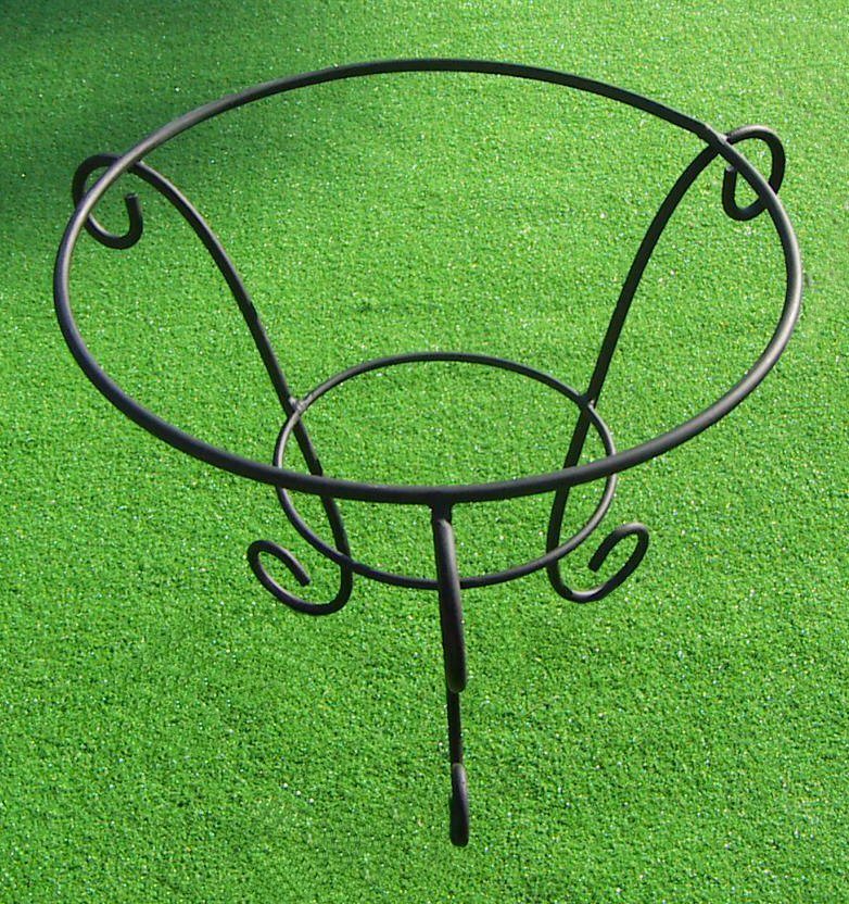 (1)Φ約40cm (2)Φ約21cm (3)約33.5cm (4)約17cm （検索用：フラワー スタンド プランタースタンド）ガーデニングに最適なワイヤースタンド！ 花鉢やプランター鉢を乗せて、 ガーデン（お庭）をオシャレに演出します。