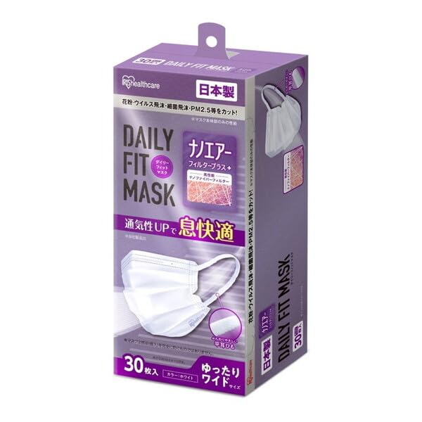 商品説明■　情報1マスクの性能の指標となる日本産業規格「JIS T 9001 (一般用マスク)」に適合した国産の不織布マスクです。■　情報2特殊ナノファイバー加工の中間層が着用時の口元温度上昇を緩和し、蒸れによる不快感を軽減します。■　情報...