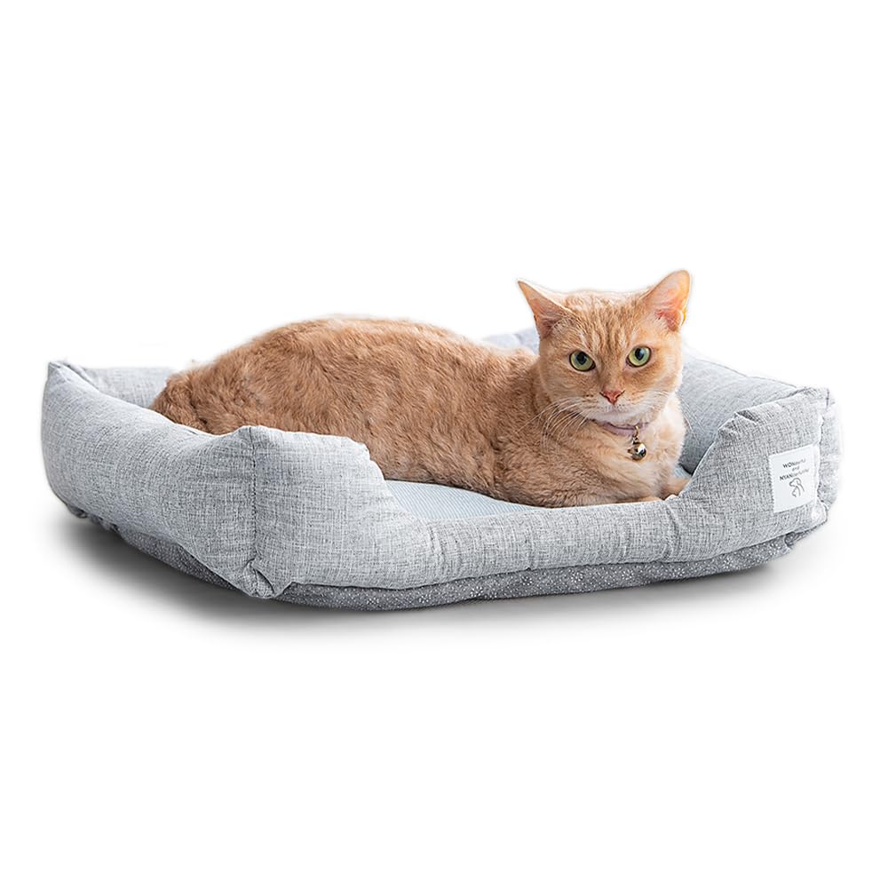 商品説明■　情報1本体にはソファー生地を使用し、使用感にもこだわりました。■　情報2クッションには寝具にも使用される接触冷感生地を使用。Q-MAX接触冷感値0.552W/cm2。■　情報3おしゃれなグレー色で、お部屋の雰囲気にもマッチ。■　...