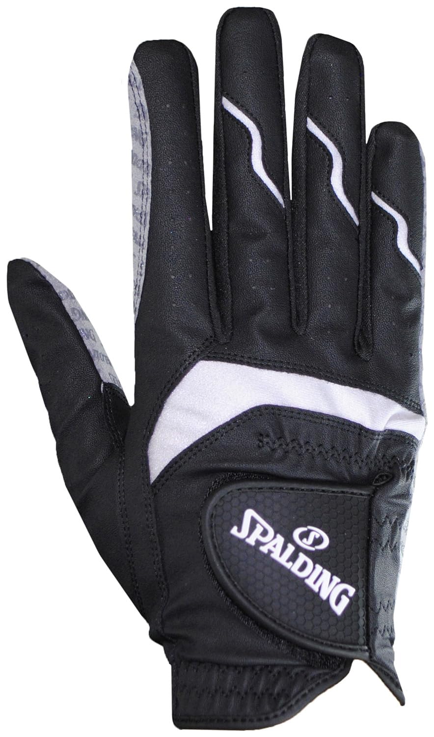 SPALDING（スポルディング）のゴルフグローブ「SPGL-3658」は、ルールに縛られない自由なプレーを楽しみたいゴルファー向けに設計された、非公認の右手用グローブです。 最大の特長は、シリコンプリントによる強力なグリップ力です。これに...