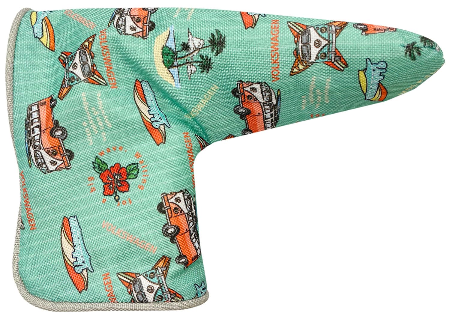 レザックス(LEZAX) フォルクスワーゲン パターカバー（グリーン/VWPC-5804）は、ブレード型およびマレット型のパターに対応した2025年モデルのパターカバーです。 フォルクスワーゲンの象徴的なT1バス柄を採用したおしゃれなデザイ...