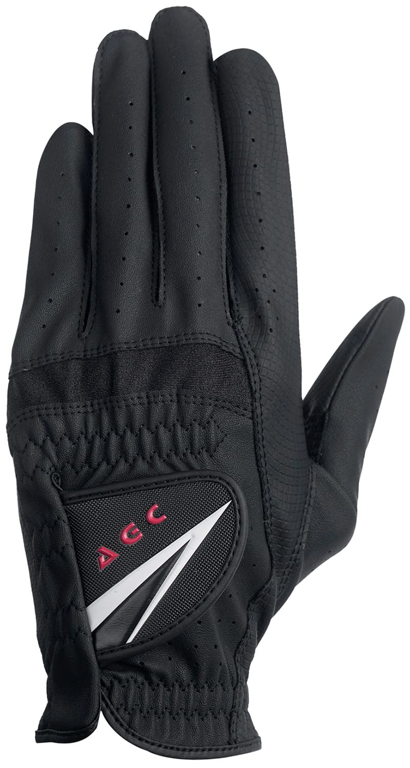 【AGC ゴルフグローブ メンズ 左手用 ブラック AGGL-3652】 このAGCゴルフグローブは、合成皮革とニット素材を組み合わせることで、優れたグリップ力と快適なフィット感を両立させた、全天候型のメンズゴルフグローブです。 素材の特性...