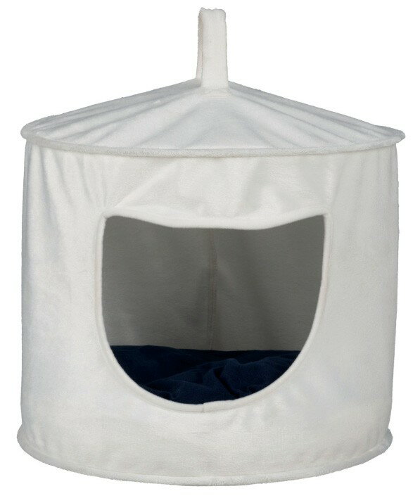 ヨーロッパで人気のTRIXIEからキャットタワーが新登場！ぶら下がりタイプのキャットハンモックハウスです。リバーシブルクッションがついています。クッションは手洗いできます。 サイズ直径 38 × 32 cm