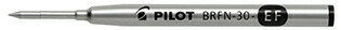 【PILOT】 パイロット　油性ボールペン替芯　各サイズ（BRFN-30EF/30F/30M） ペン先 0.5mm（極細）0.7mm（細字）1.0mm（中字） スペック サイズ：全長：86.8mm　最大径 6mm インキ：油性　アクロインキ...