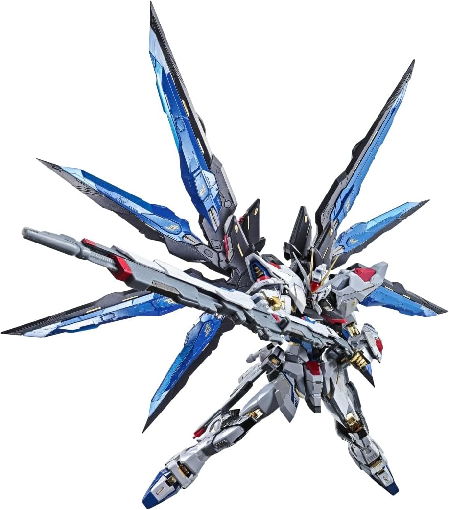 ■　商品説明METAL BUILDストライクフリーダムガンダムが再登場！ 高い評価を受け続けているデザインアレンジに加え、塗装による完成品ならではの質感、電解メッキでの金色の関節が、圧倒的な存在感を演出する。 豪華クリエイター陣により生み出...