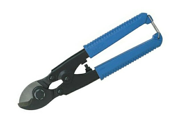 ハンディータイプ ケーブル（電線用）カッター ■全長：215mm ■重量：260g ■切断能力：軟鋼線3.0mm 　　　　　　　VVF線 2スケ×3芯 　　　　　　　IV線 22スケ