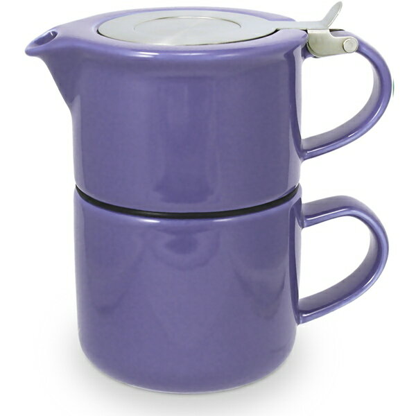 ミニマルデザインのティー フォー ワン。適正容量414ml 商品名：Tea for One（ティー フォー ワン） 適正容量：414ml./14oz. 本体サイズ：L 14.6 cm x W 10.1 cm x H 14.6 cm 重量：7...