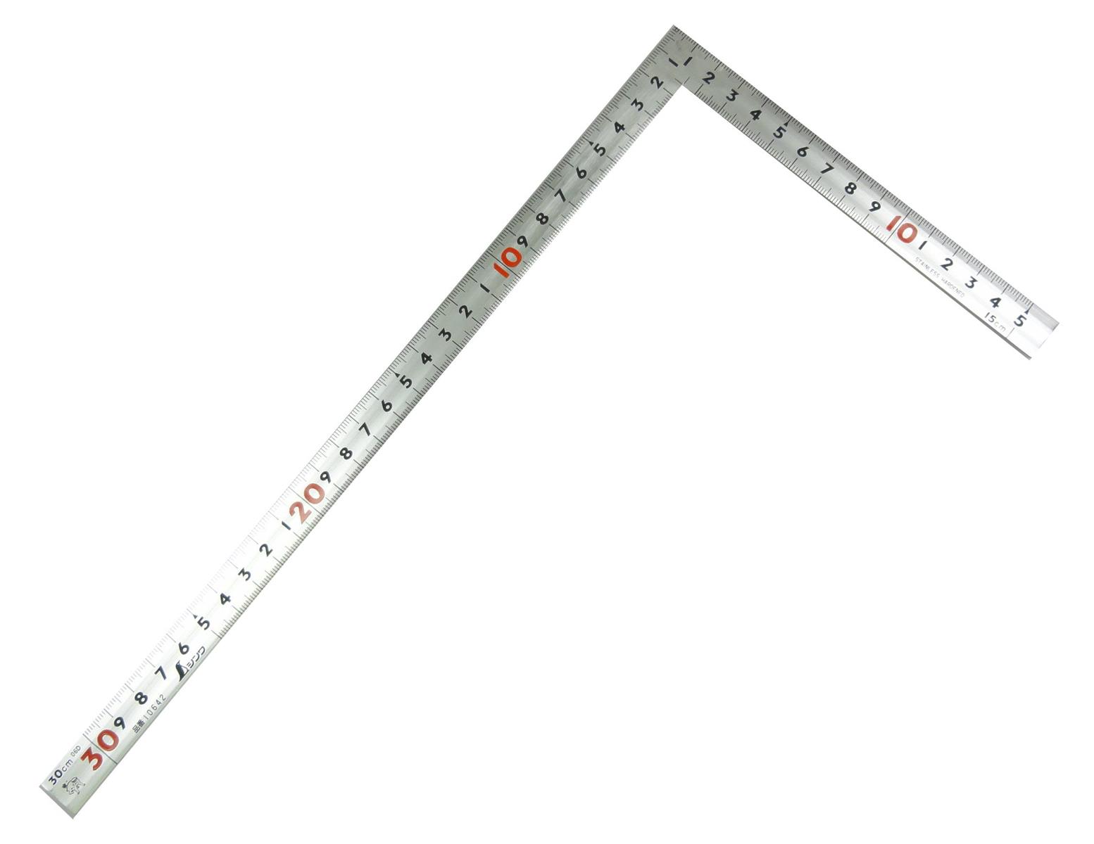 スタイル：併用目盛◆商品名：シンワ測定(Shinwa Sokutei) 曲尺 同厚 シルバー 30cm/1尺 併用目盛 名作 10642製品サイズ(mm):320mm×160mm×1.4mm　製品重量(g):56g　パッケージサイズ(mm)...