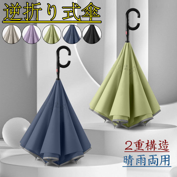 【こんな方にぴったり】雨の日も晴れの日も1本で済ませたい、機能性とおしゃれを両立した傘を探している20代〜50代の男女電車やバスでの通勤通学で、濡れた傘で周りを気にしたくない方（逆開きで水滴が外に垂れない）強い日差しを遮り、傘下の温度上昇を...